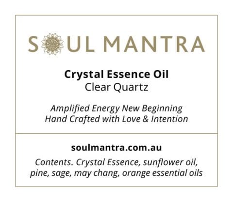 Crystal Essence Oil Clear Quartz - Soul Mantra